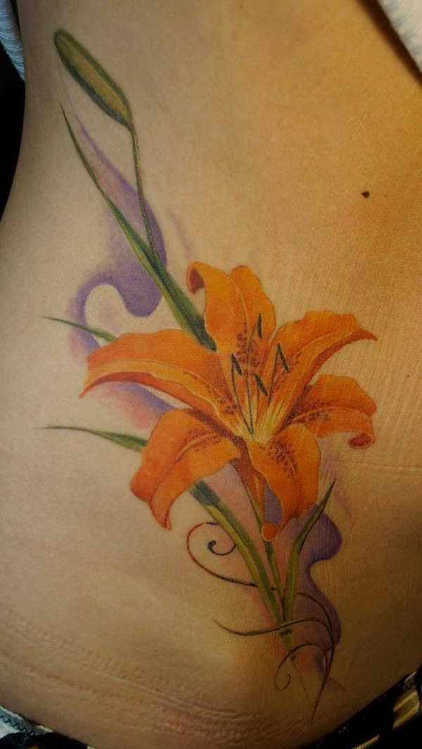 35 Pretty Lily Flower Tattoo Designs For Creative Juice